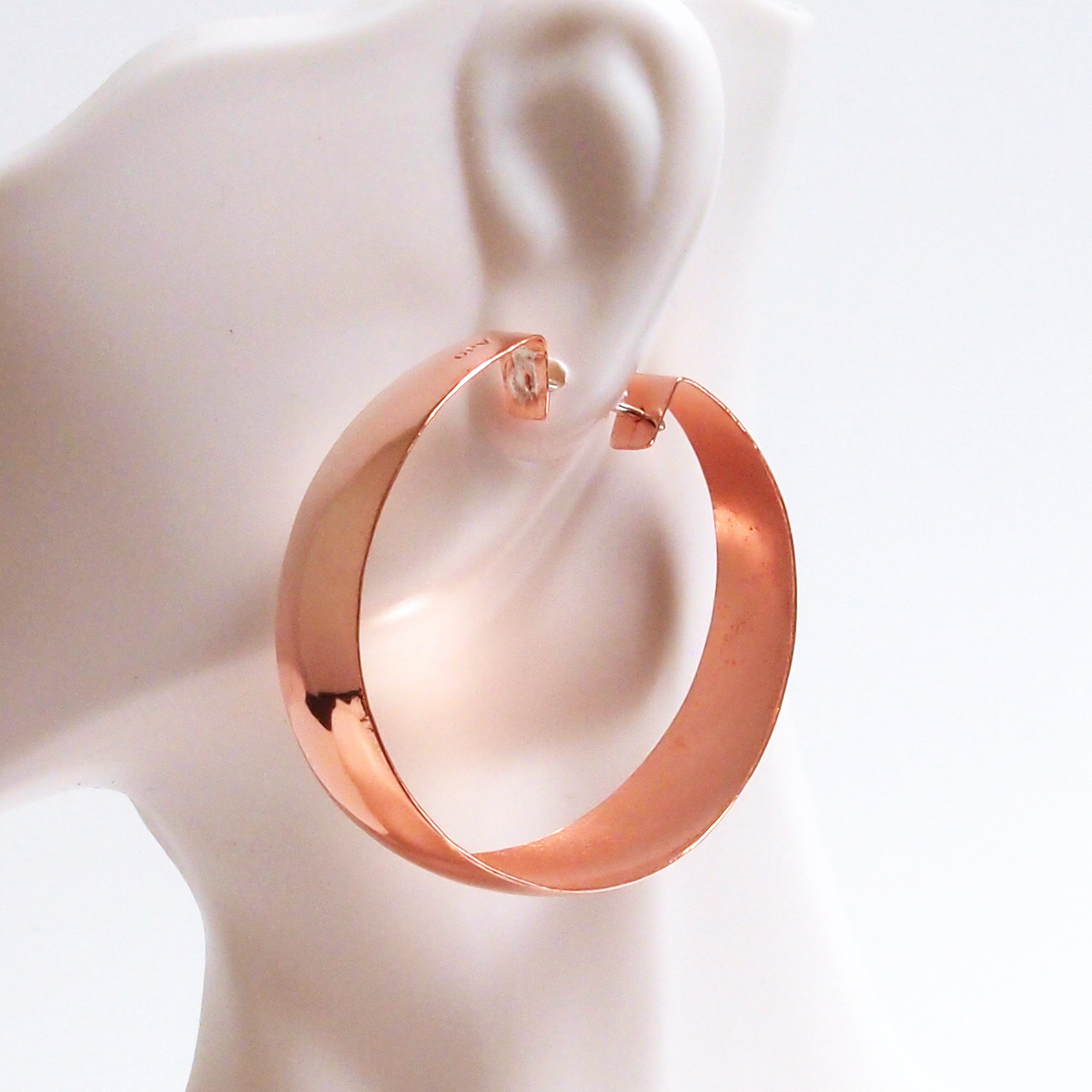 Handmade Copper Hoop Earrings - MetalSmitten.com